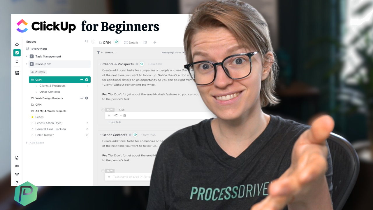 Intro To Clickups Structure Clickup Hierarchy For Beginners Processdriven