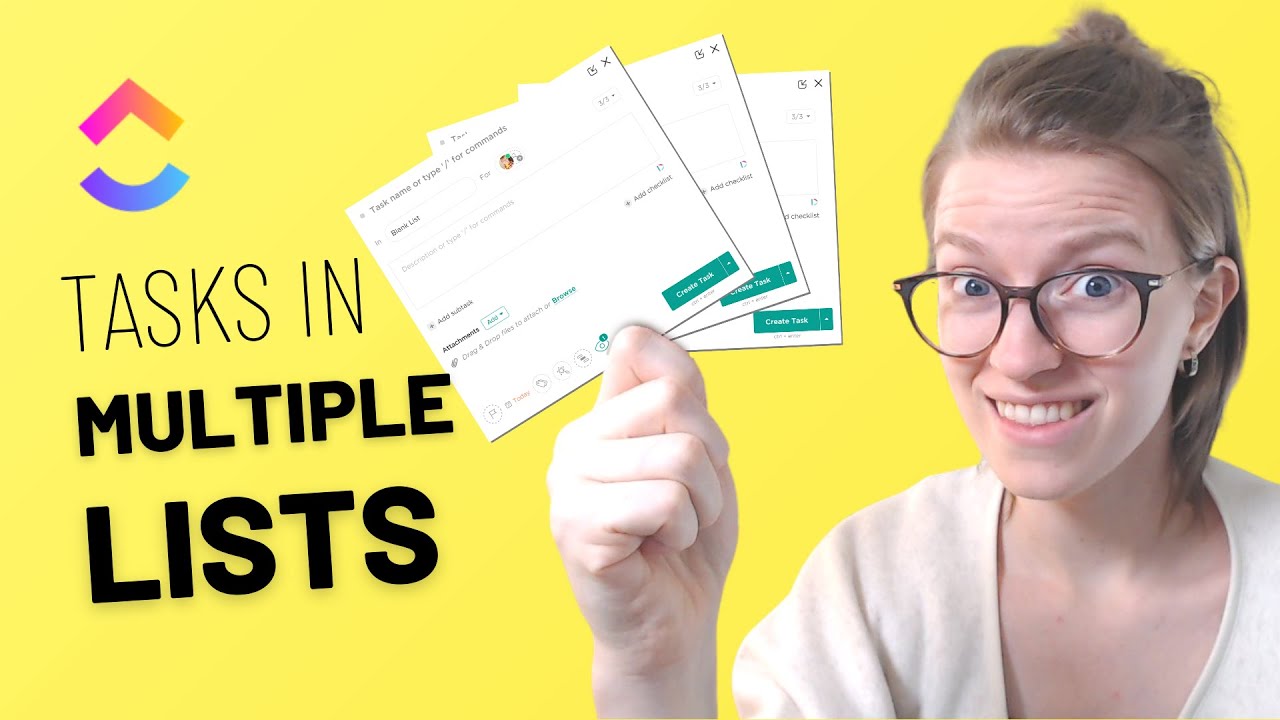 Tasks In Multiple Lists In Clickup Clickapp Tutorial Processdriven