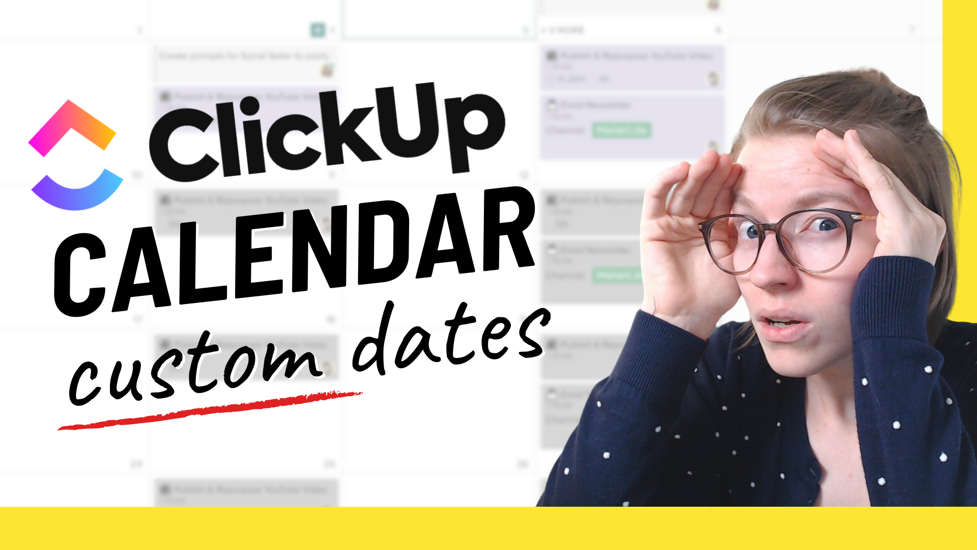ClickUp Calendar View And Custom Dates Explained ProcessDriven